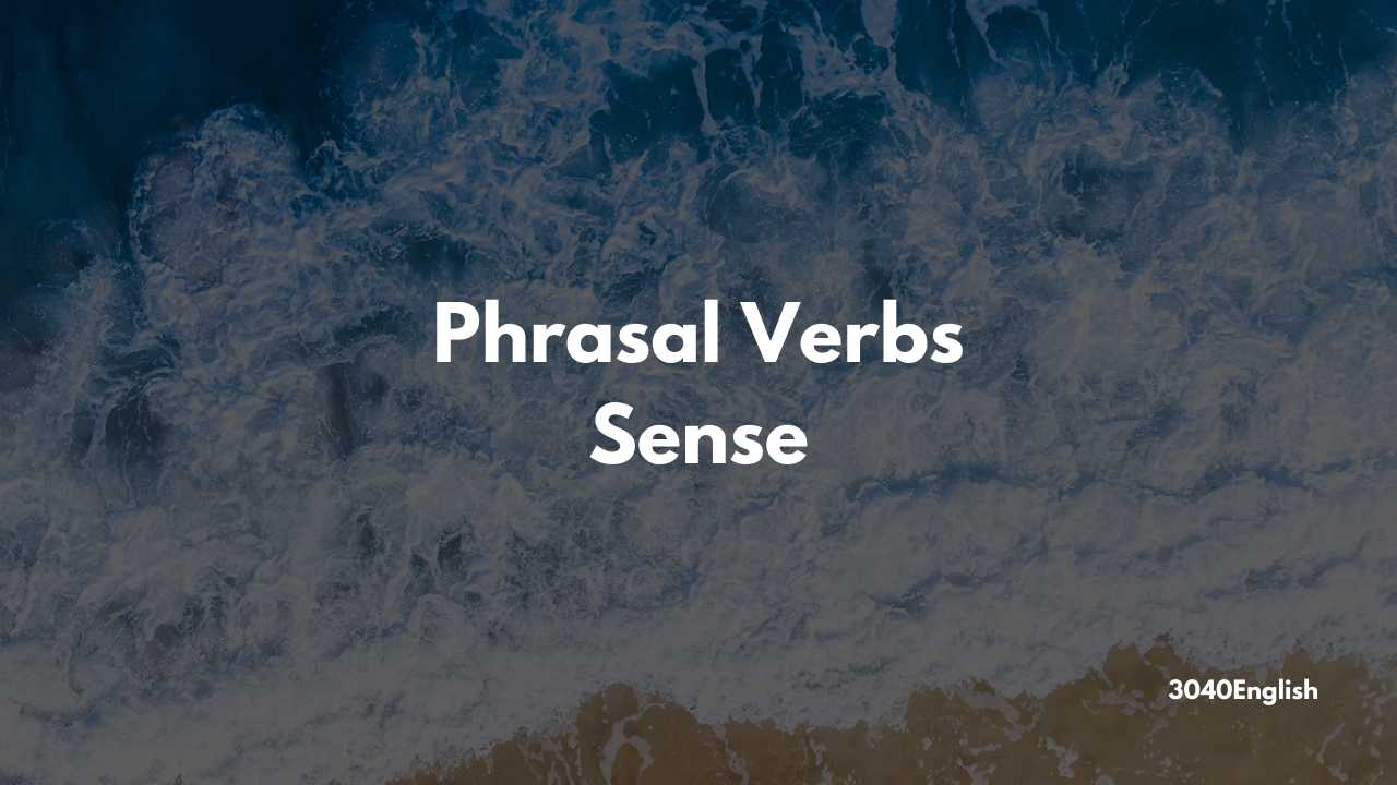 sense の熟語・英語表現・フレーズ・イディオム11選【例文あり】