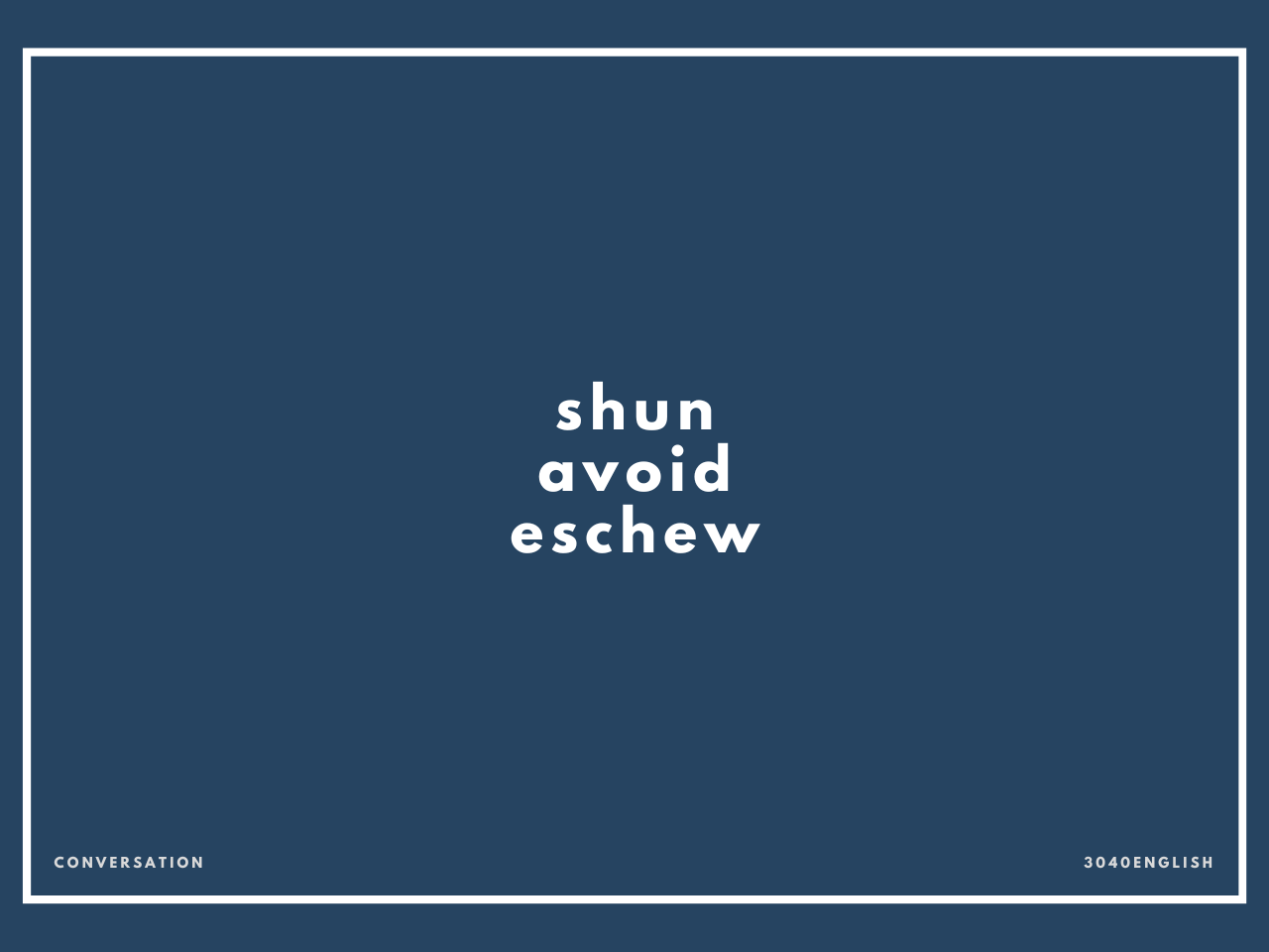 「避ける」の英語表現11選【英会話用例文あり】